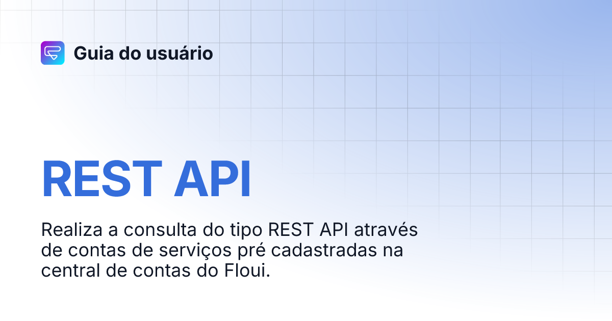REST API | Guia do usuário